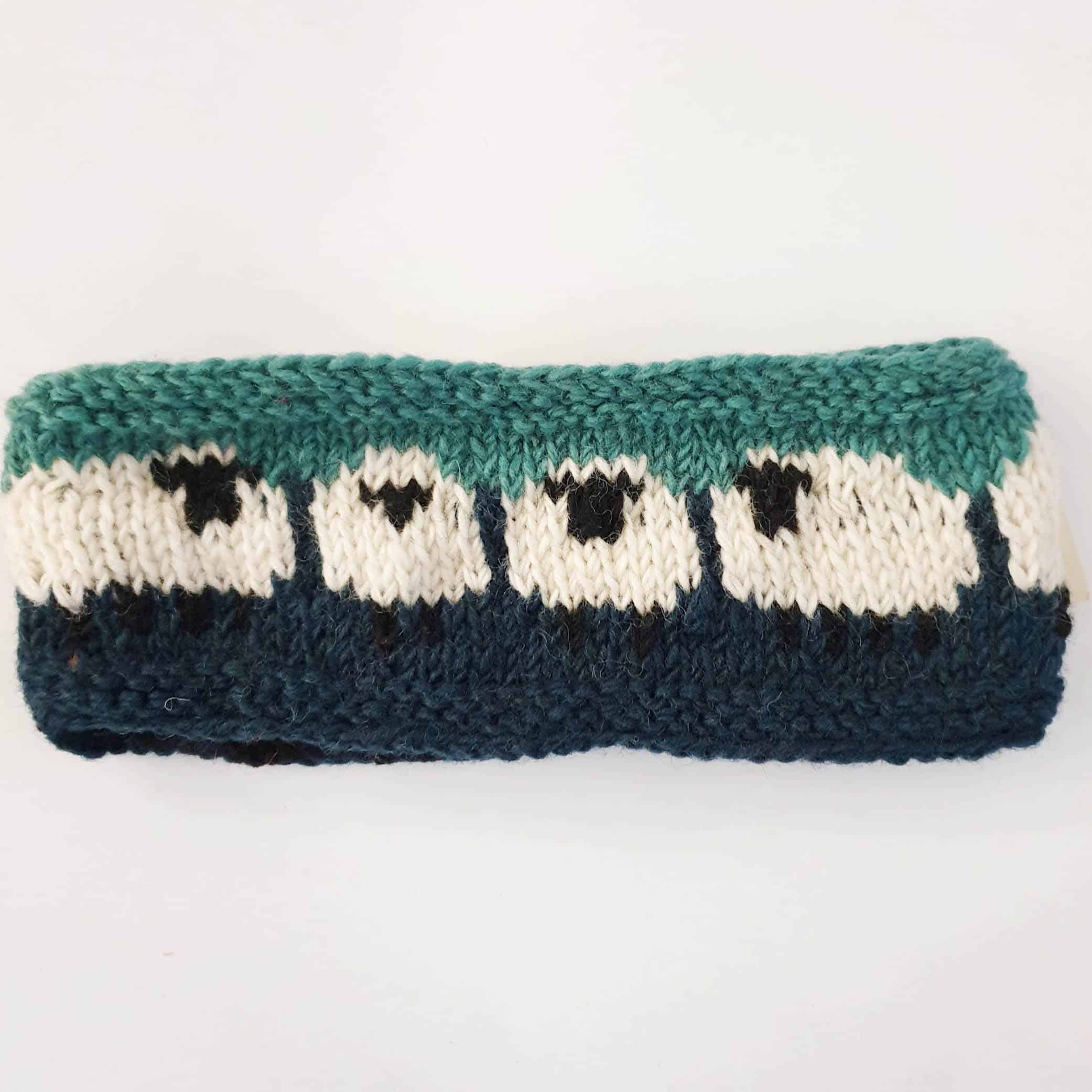 From The Source Teal Sheep Headband - Island Blue Tobermory