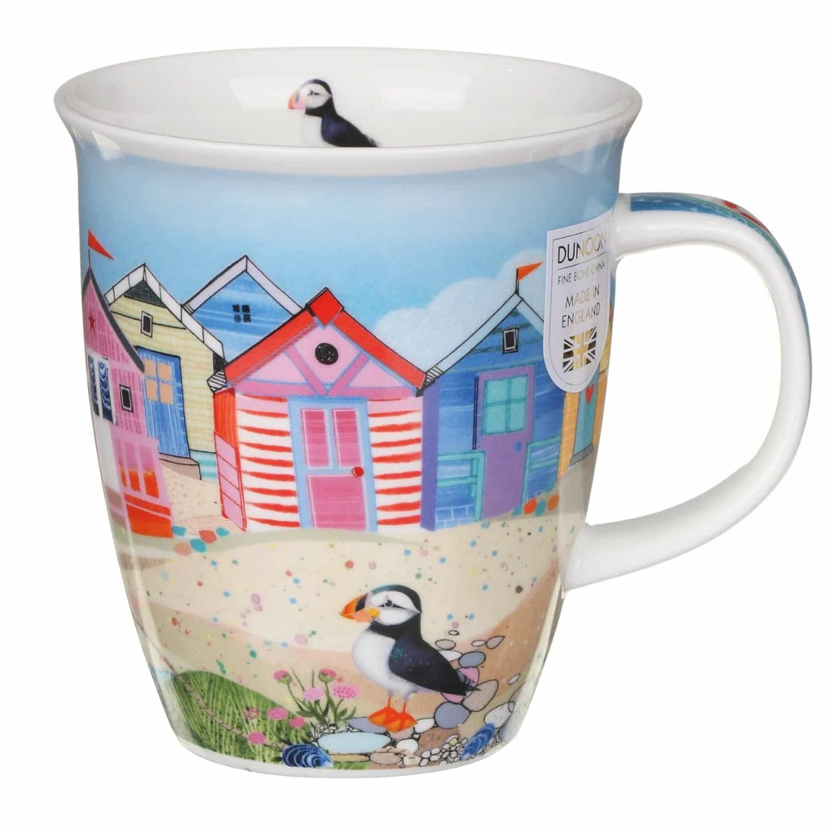 Shoreline Beach Hut Dunoon Mug - Island Blue Tobermory