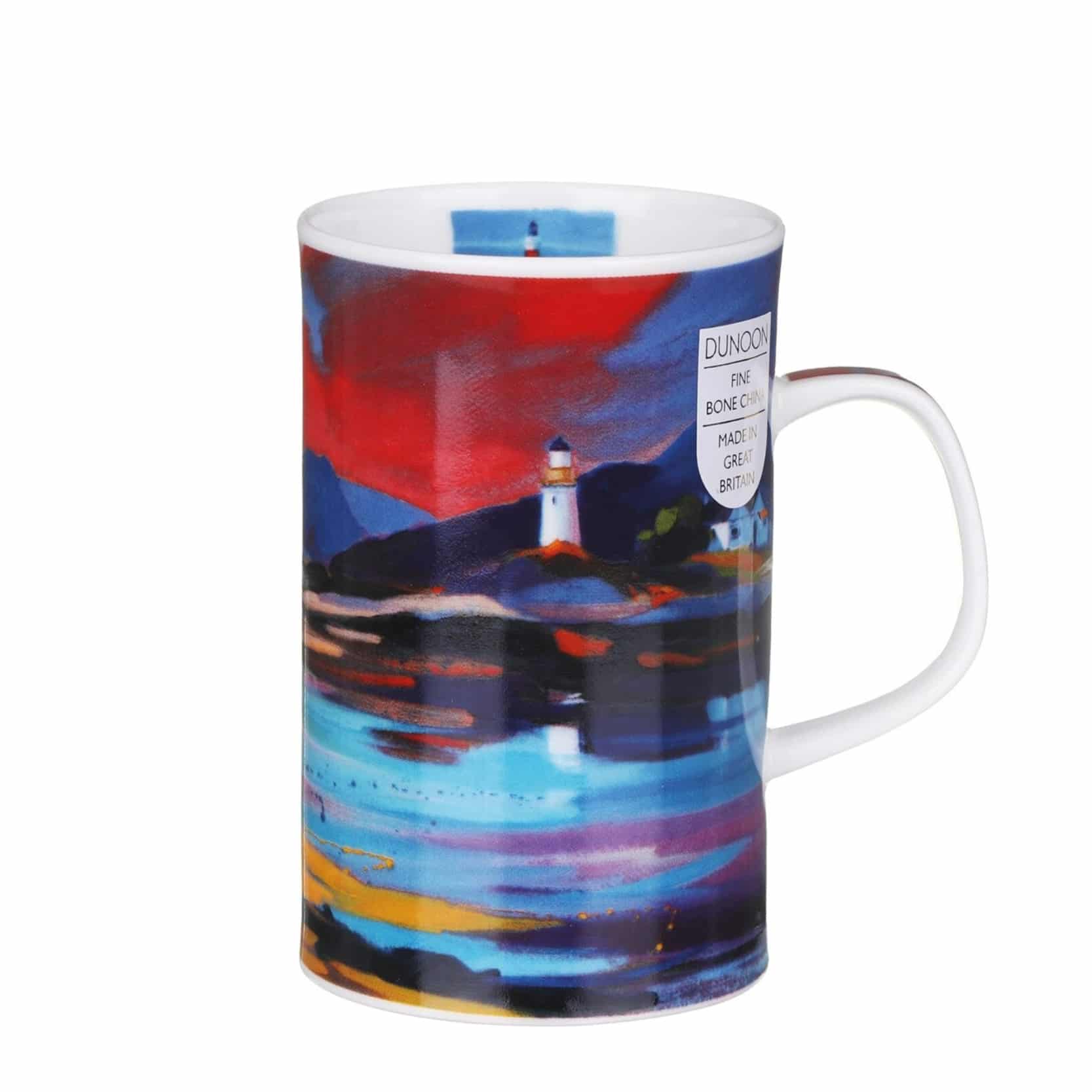 Island Shores Lighthouse Dunoon Mug - Island Blue Tobermory