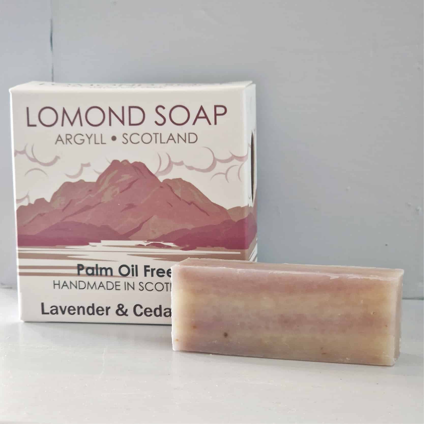 Lomond Lavender and Cedarwood Soap - Island Blue Tobermory