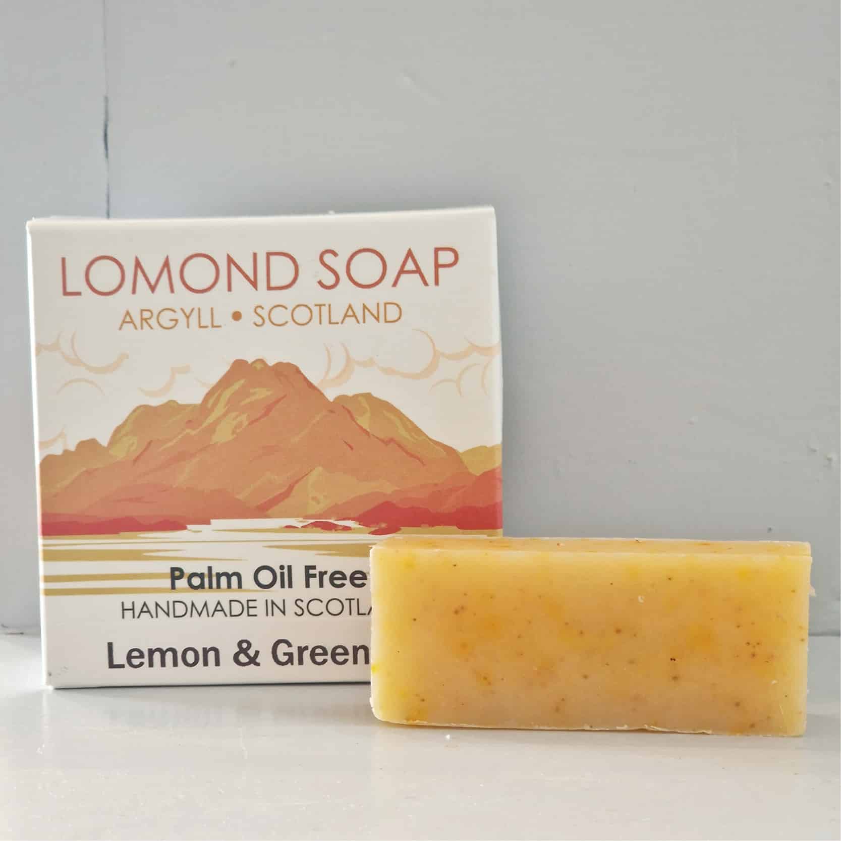 Lomond Lemon and Green Tea Soap - Island Blue Tobermory