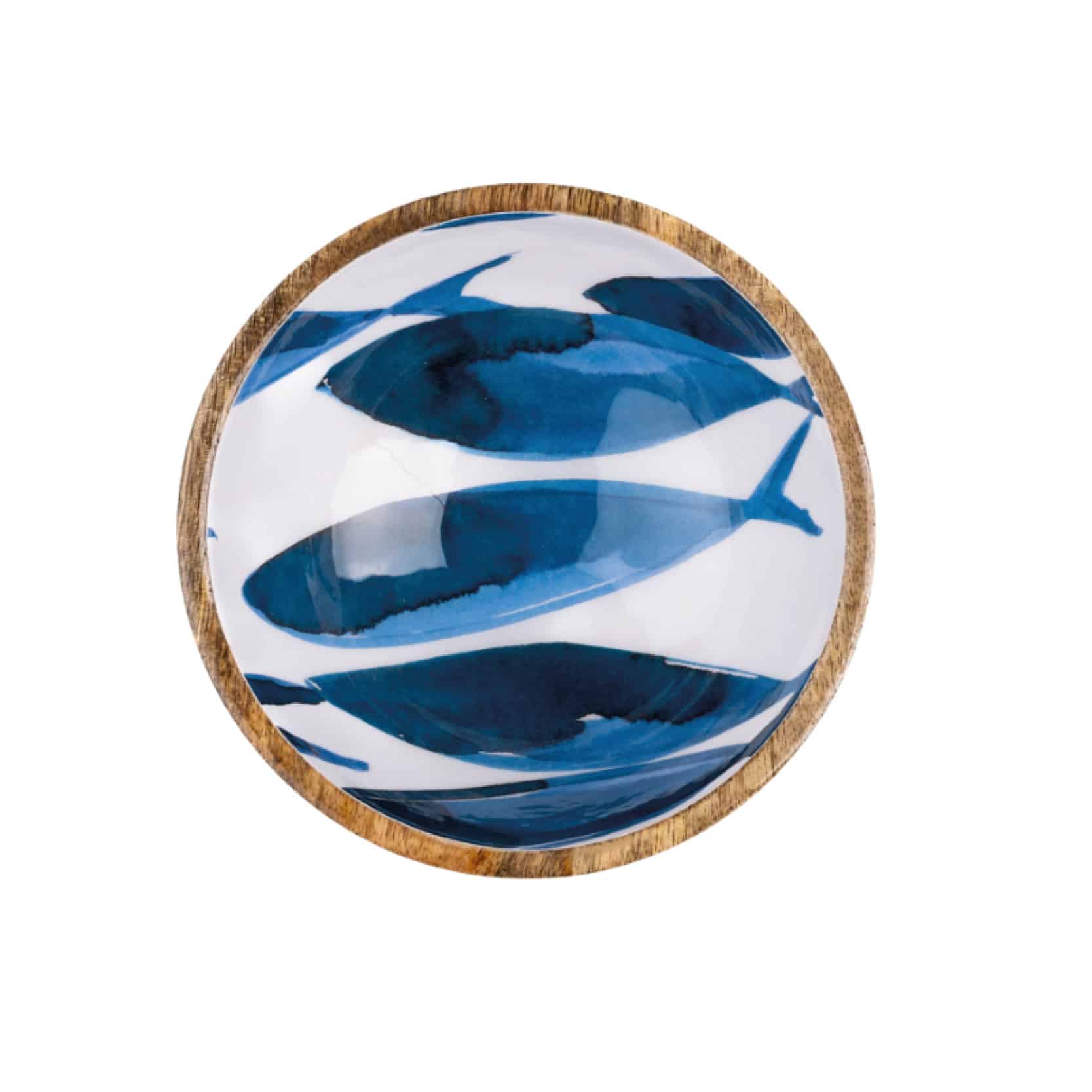 Shoeless Joe Ocean Fish Dip Bowl - Island Blue Tobermory