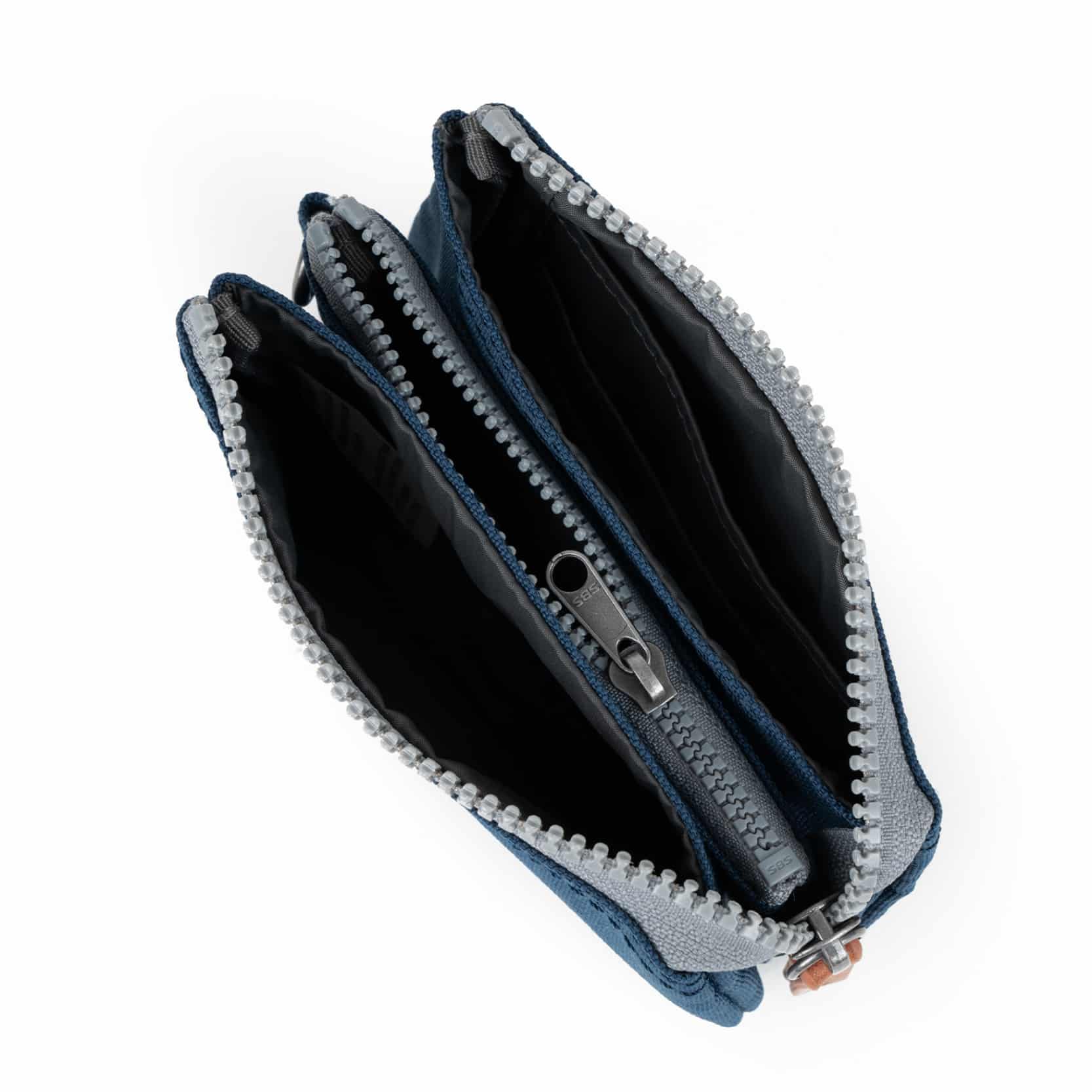 Roka Small Carnaby Wallet in Deep Blue - Island Blue Tobermory