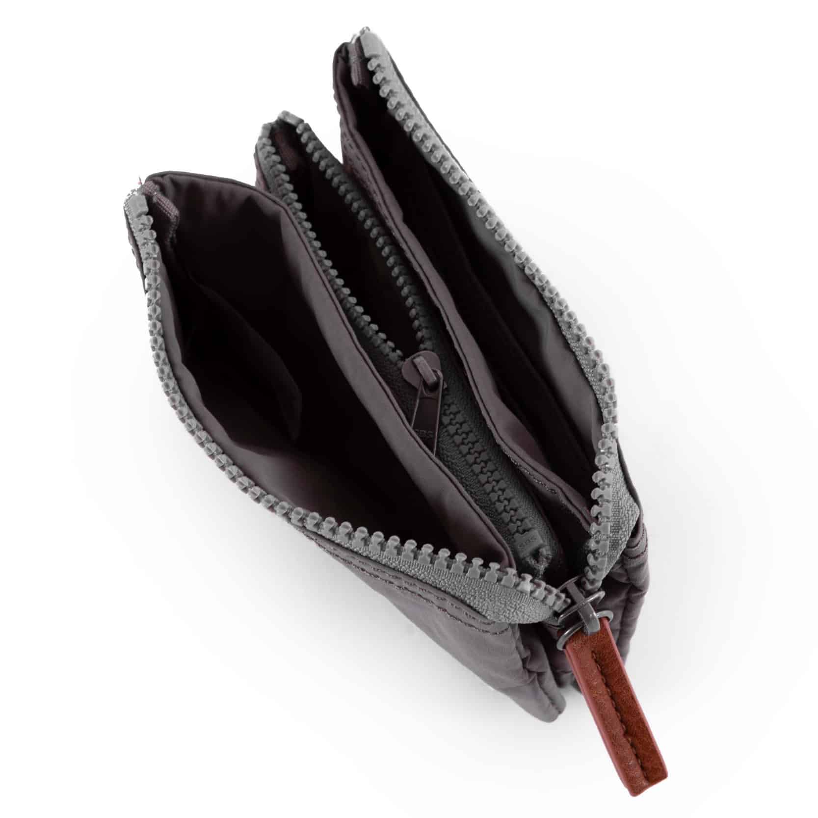 Roka Small Carnaby Wallet in Graphite - Island Blue Tobermory
