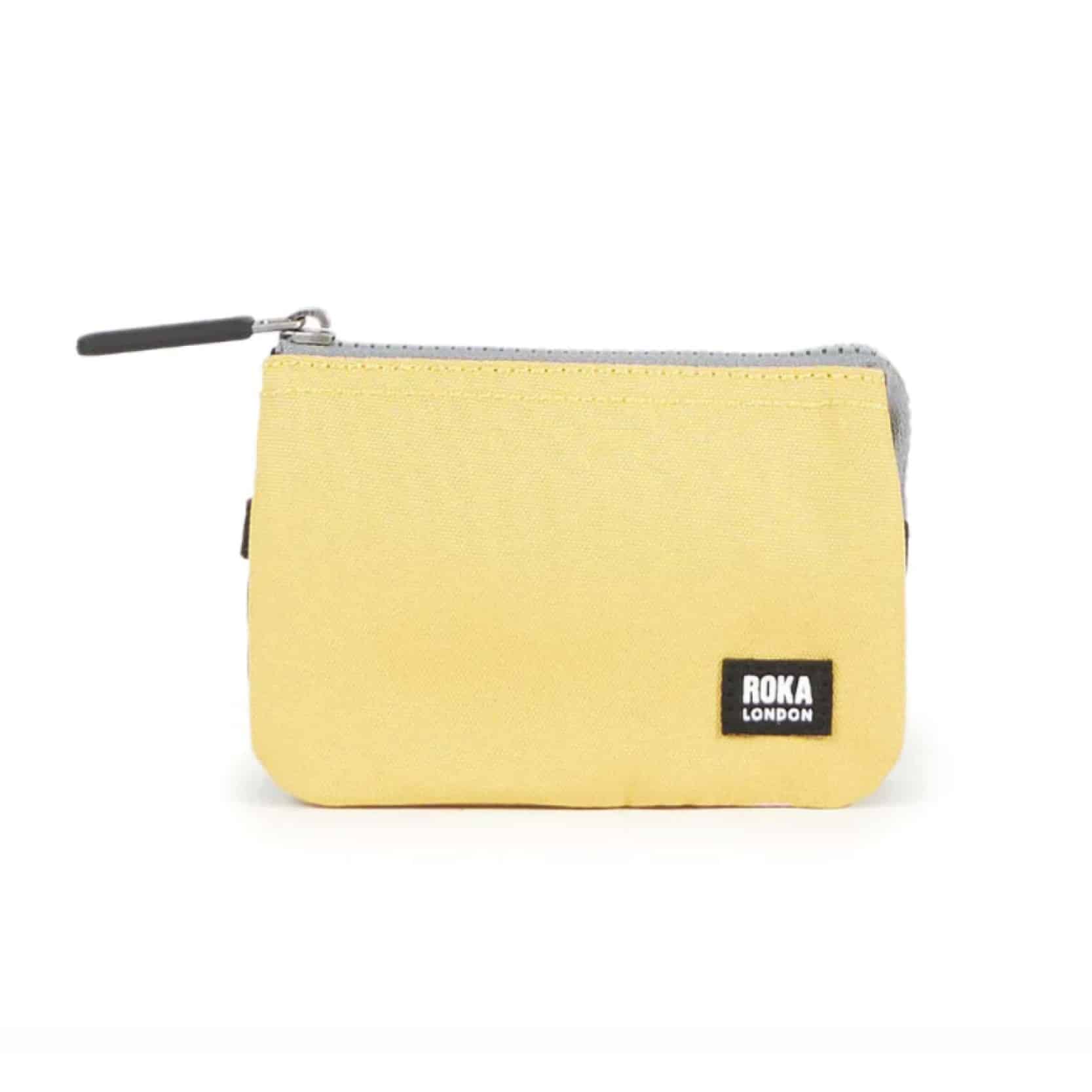 Roka Black Label Small Carnaby Wallet in Bamboo - Island Blue Tobermory
