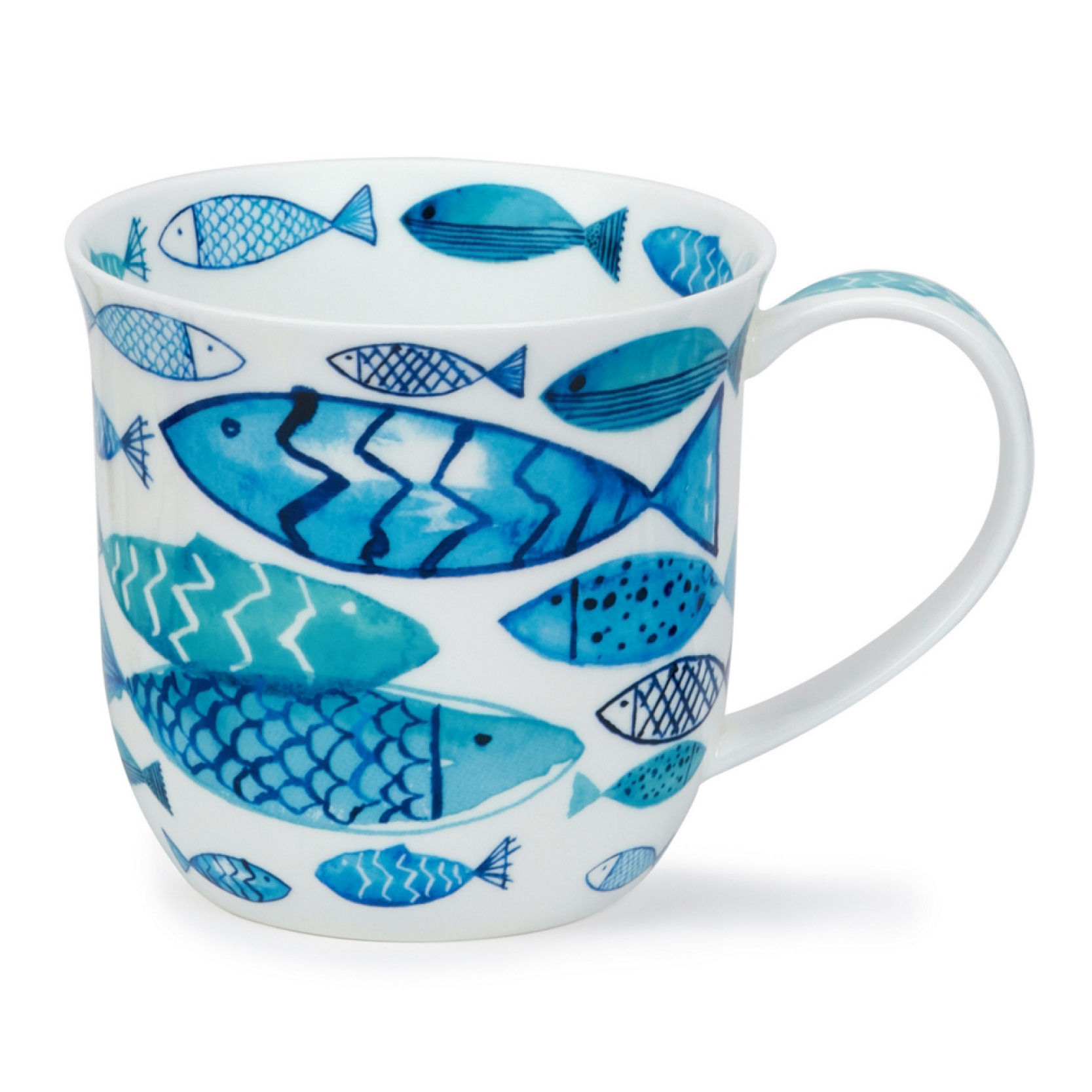 Go Fish Large Dunoon Mug - Island Blue Tobermory