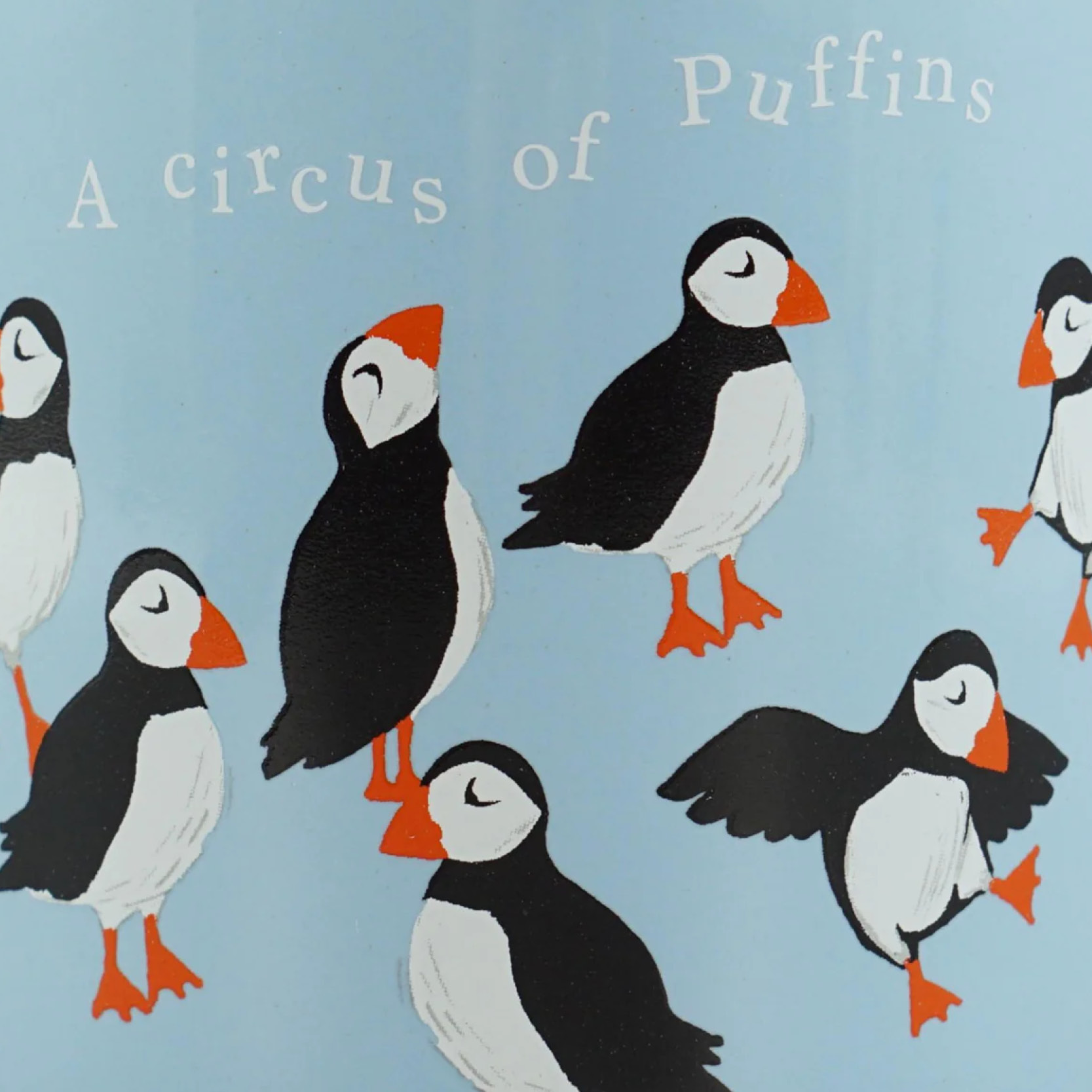 RSPB Circus of Puffins Mug - Island Blue Tobermory
