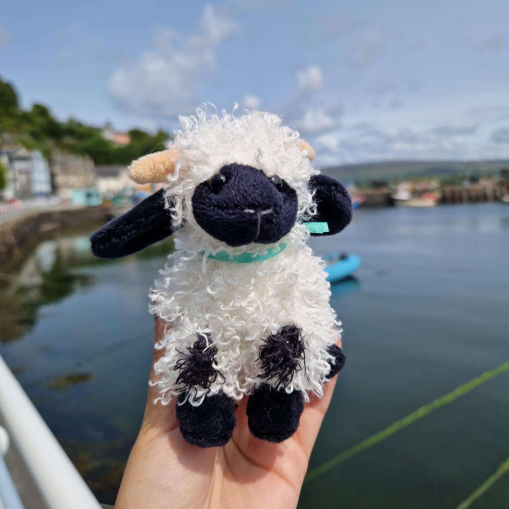 Jomanda Mini Valais Sheep Soft Toy - Island Blue Tobermory