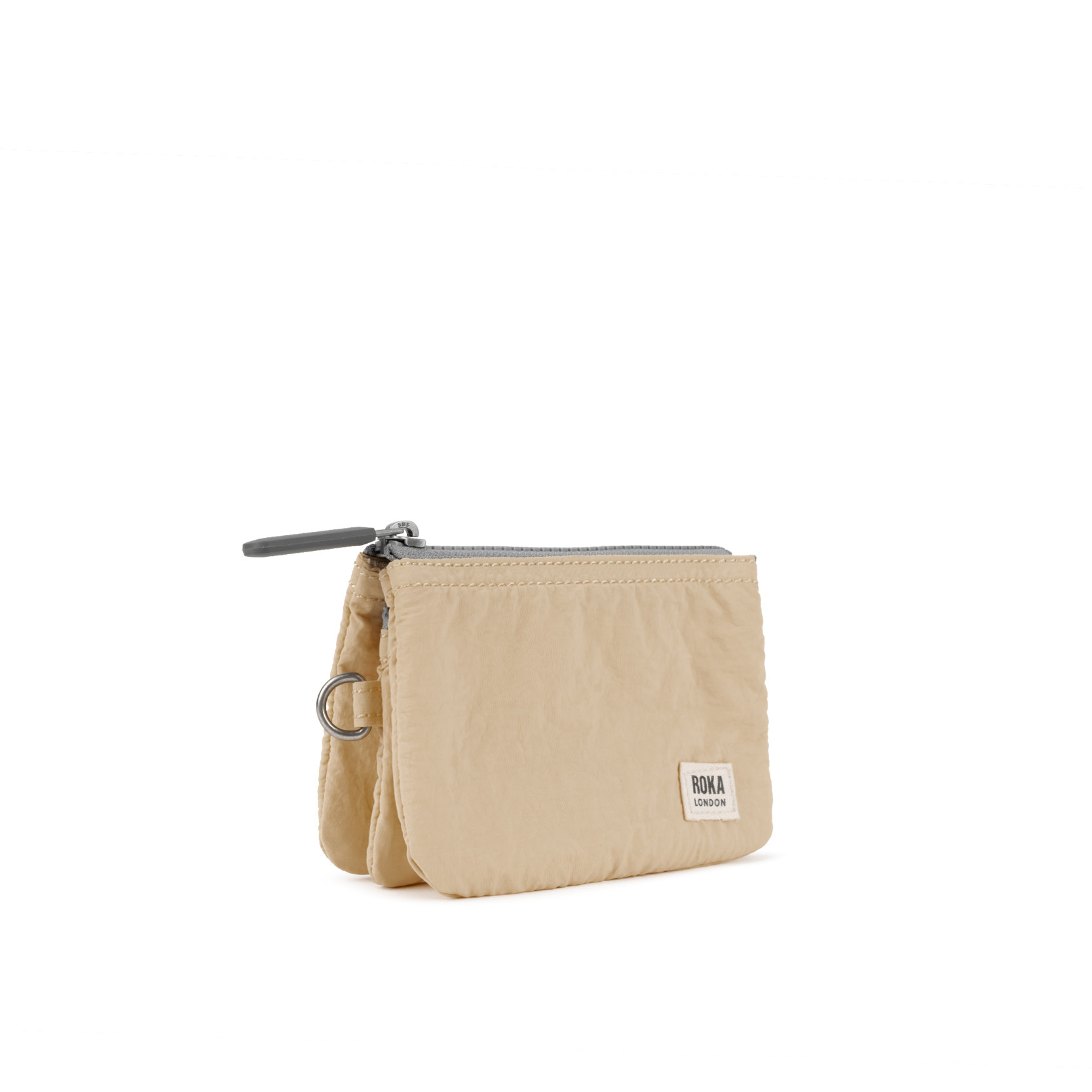 Roka Small Carnaby Wallet in Biscotti - Island Blue Tobermory